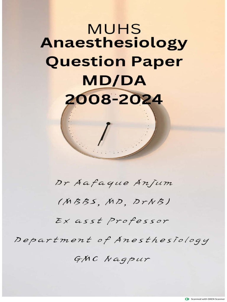 MUHS QuestionPapers (2008-2024) | PDF
