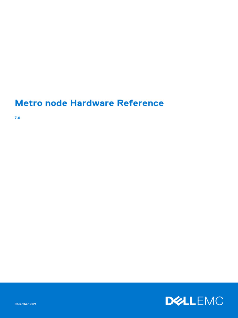 Metro Node Hardware Overview Guide | PDF | Computer Engineering | Computing