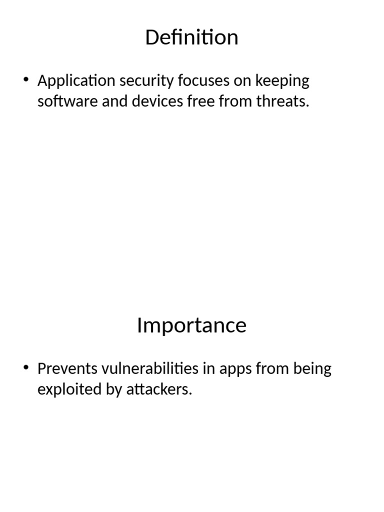 Application Security | PDF