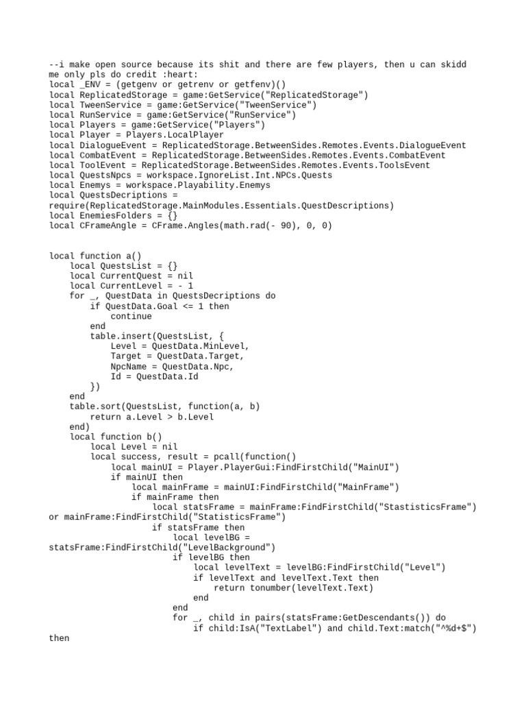 Vxs Lua | PDF | Computer Programming