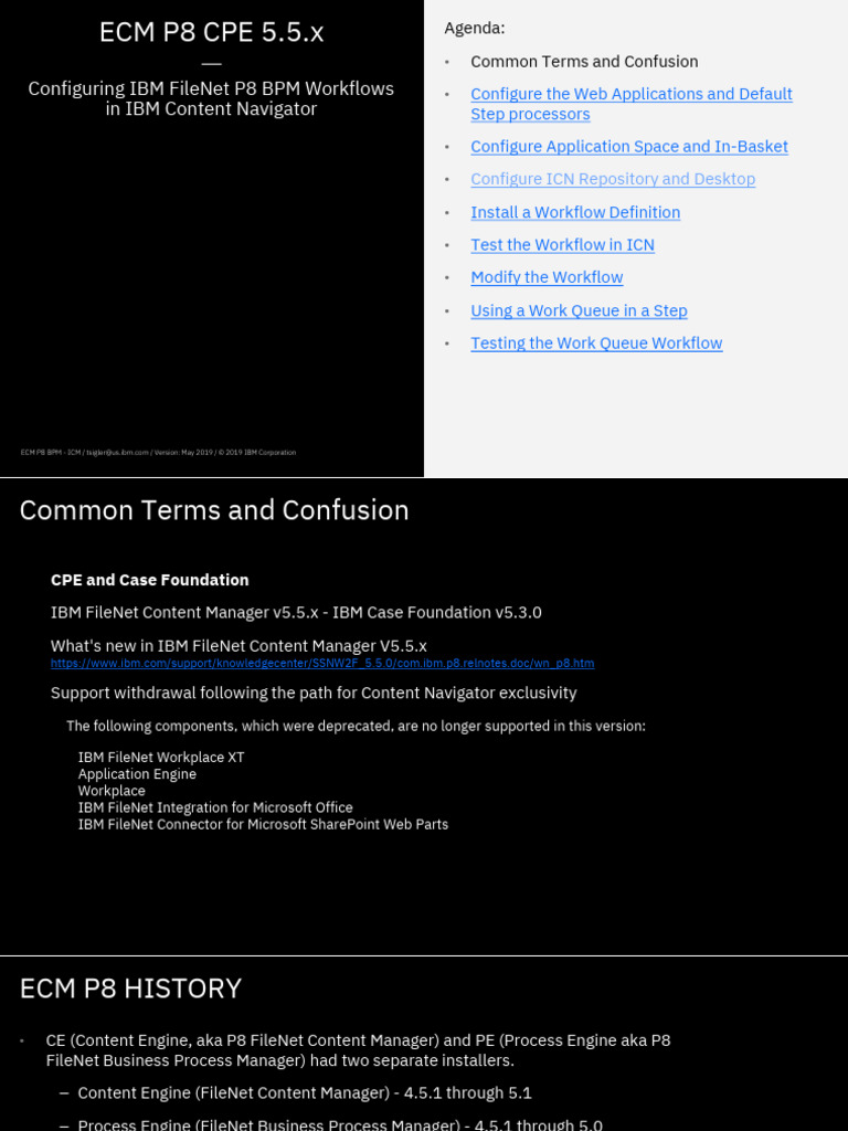 Configure IBM FileNet P8 BPM Workflows | PDF | Application Software ...