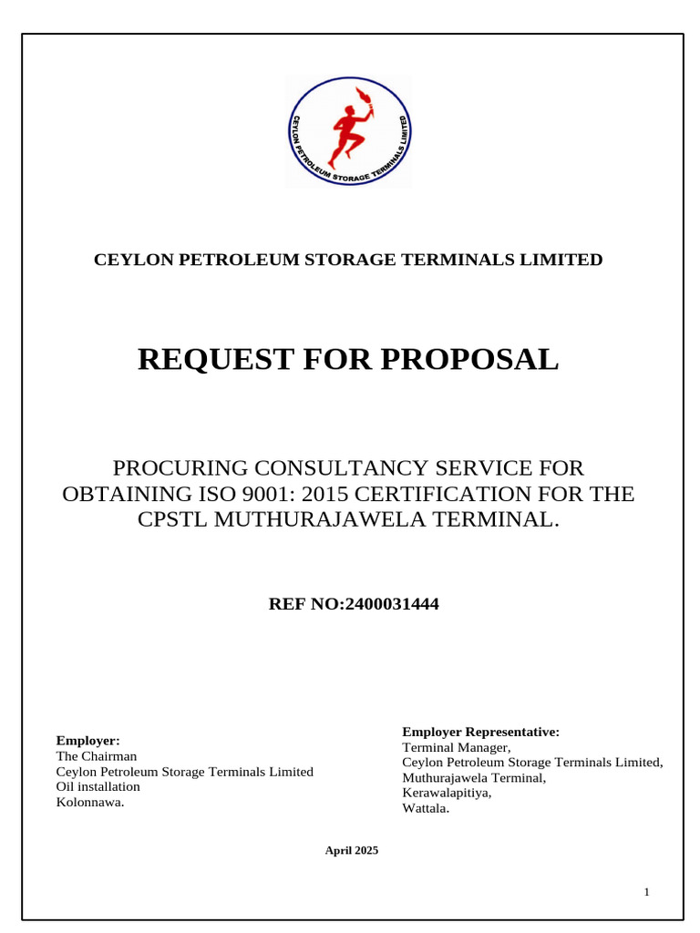 ISO 9001 TOR Final - Rev 2 | PDF | Quality Management System | Internal ...