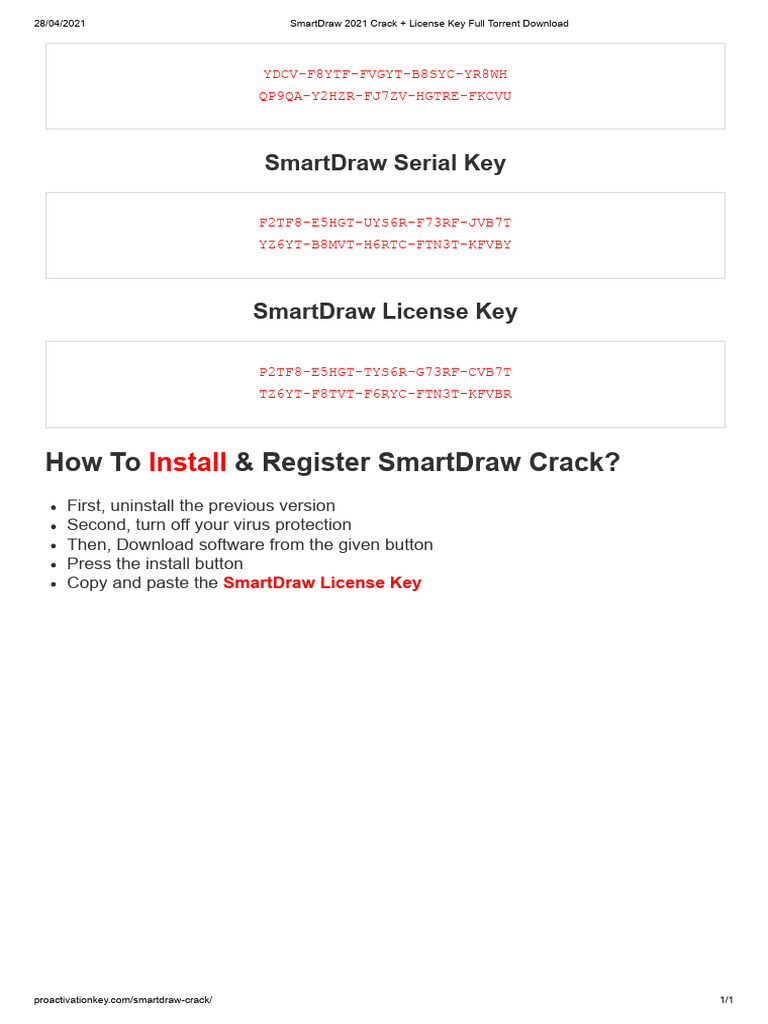 SmartDraw 2021 Crack + License Key Full Torrent Download | PDF