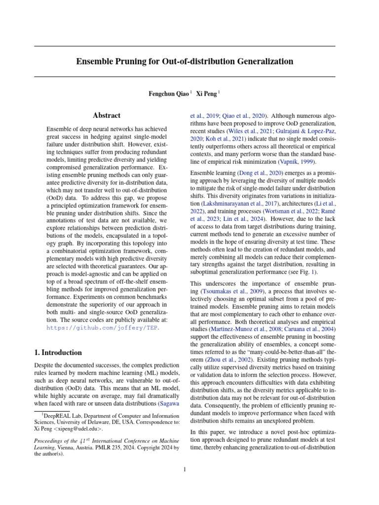 4055 Ensemble Pruning For Out | PDF | Mathematical Optimization ...