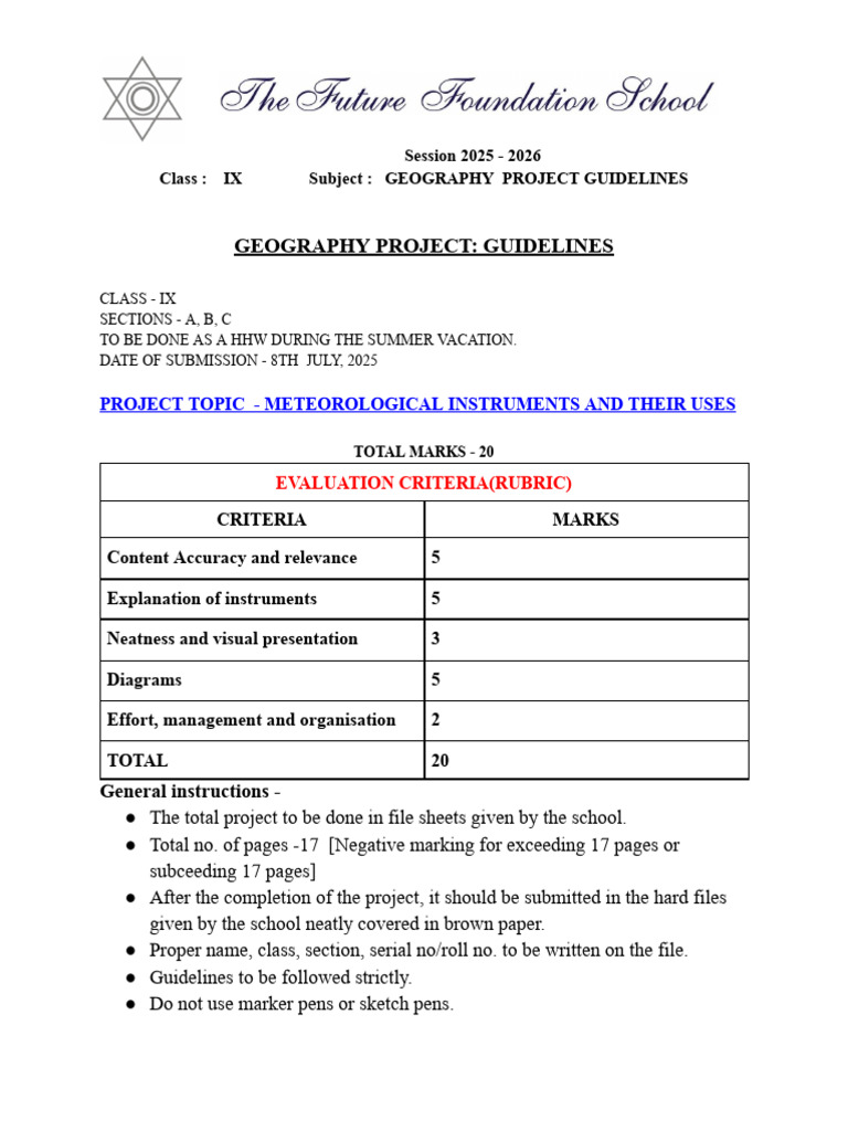 50340067__638829452852450036_class9geographyprojectguidelines | PDF ...