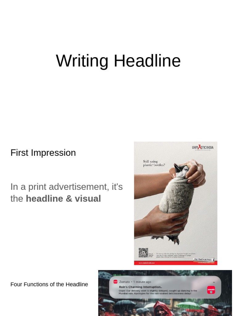 Writing Headline | PDF