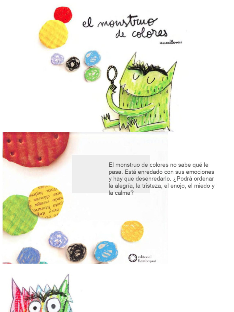 El monstruo de colores y sus emociones | PDF