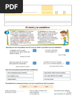 Taller N°1 - Símil y Metáfora | PDF