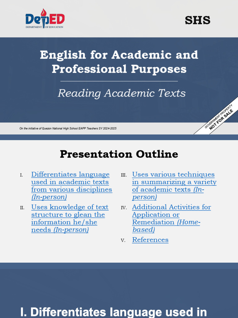 Q1 Eapp Week 1 2025 2026 Final | PDF | Argument | Narrative