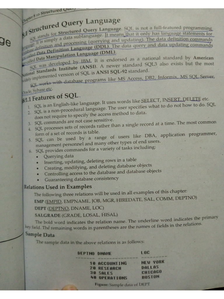 Structured Query Language | PDF