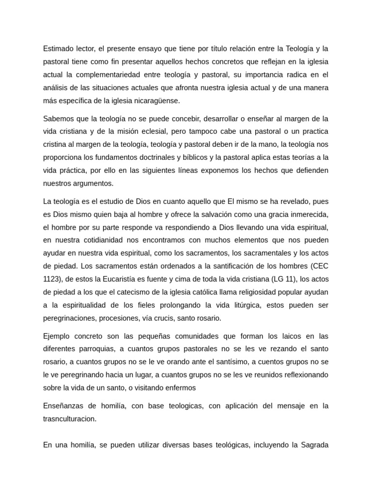 Estimado Lector | PDF | Sermón | Iglesia Católica