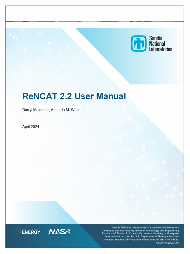 ReNCAT 2.2 User Manual Guide | PDF | Distributed Generation | Computer File