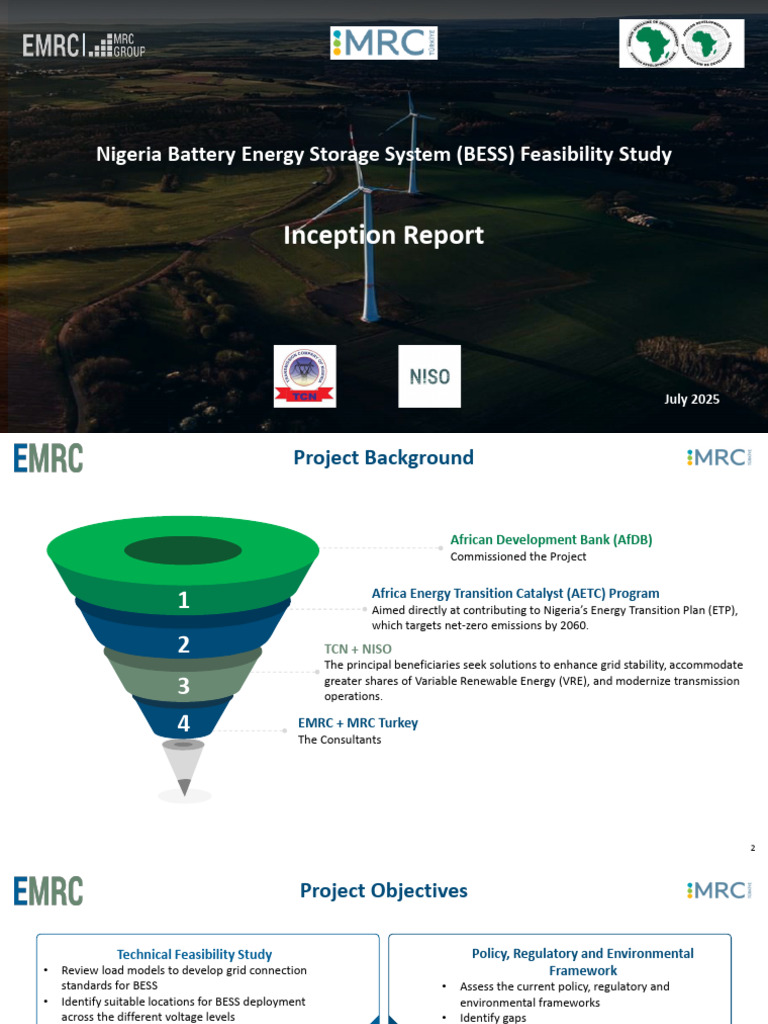 EMRC - BESS Inception Workshop v1-0 2025-07-30 | PDF | Electrical Grid ...
