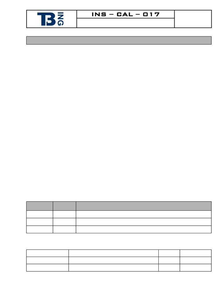 INS-CAL-017 Rev 2 - Tensado de Bulones | PDF | Ingeniería mecánica
