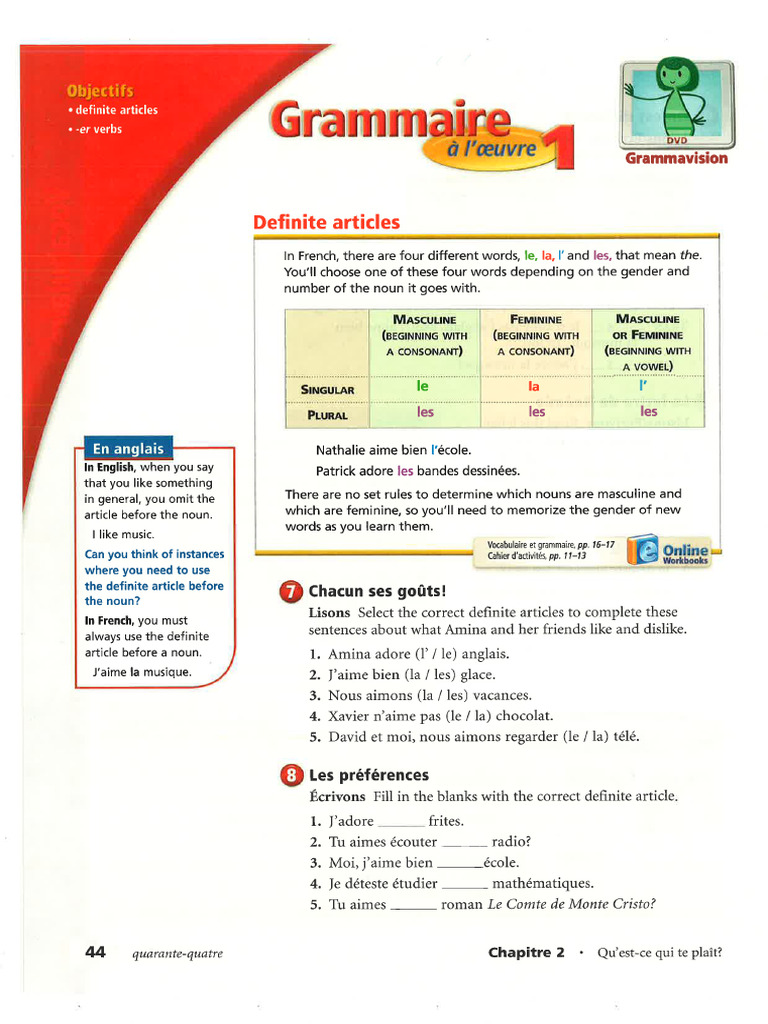 French 1A Pages 64 | PDF