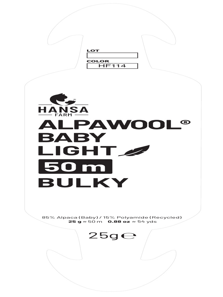 Light Bulky HF114 | PDF