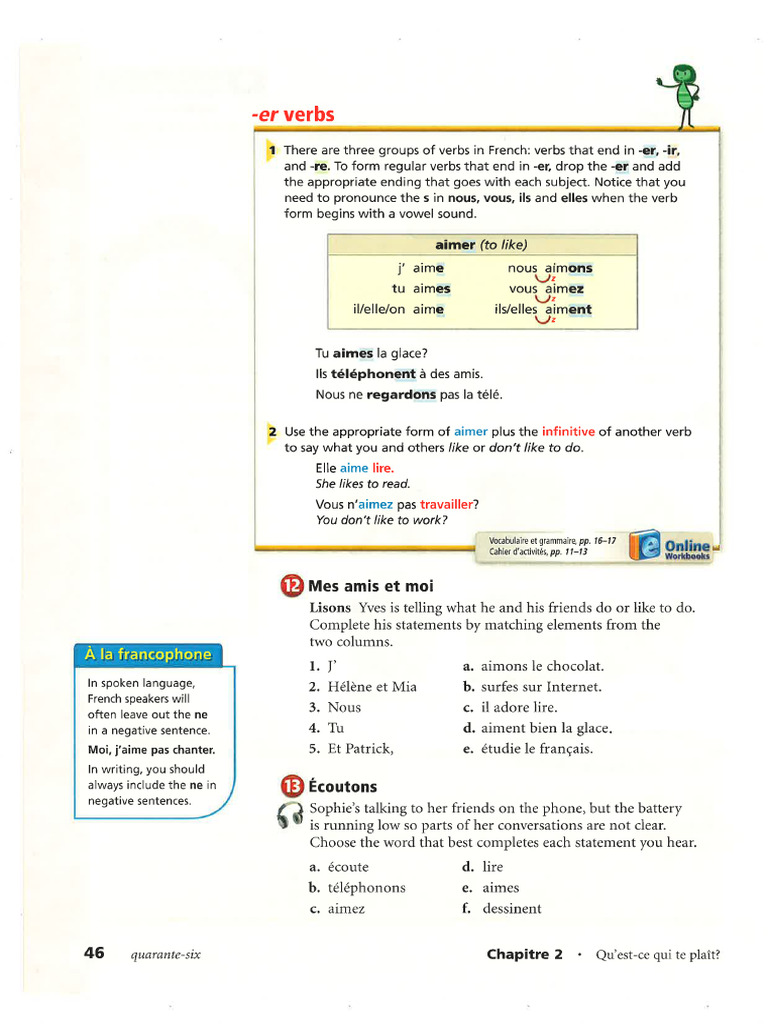 French 1A Pages 66 | PDF