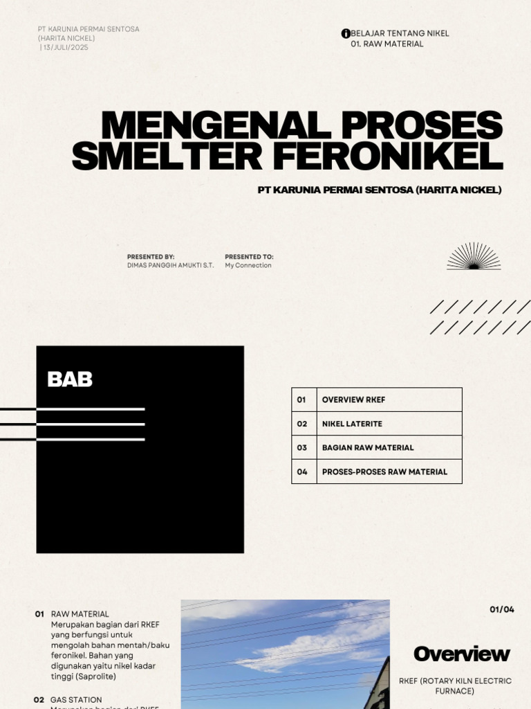 Mengenal Proses Rkef Smelter Feronikel | PDF
