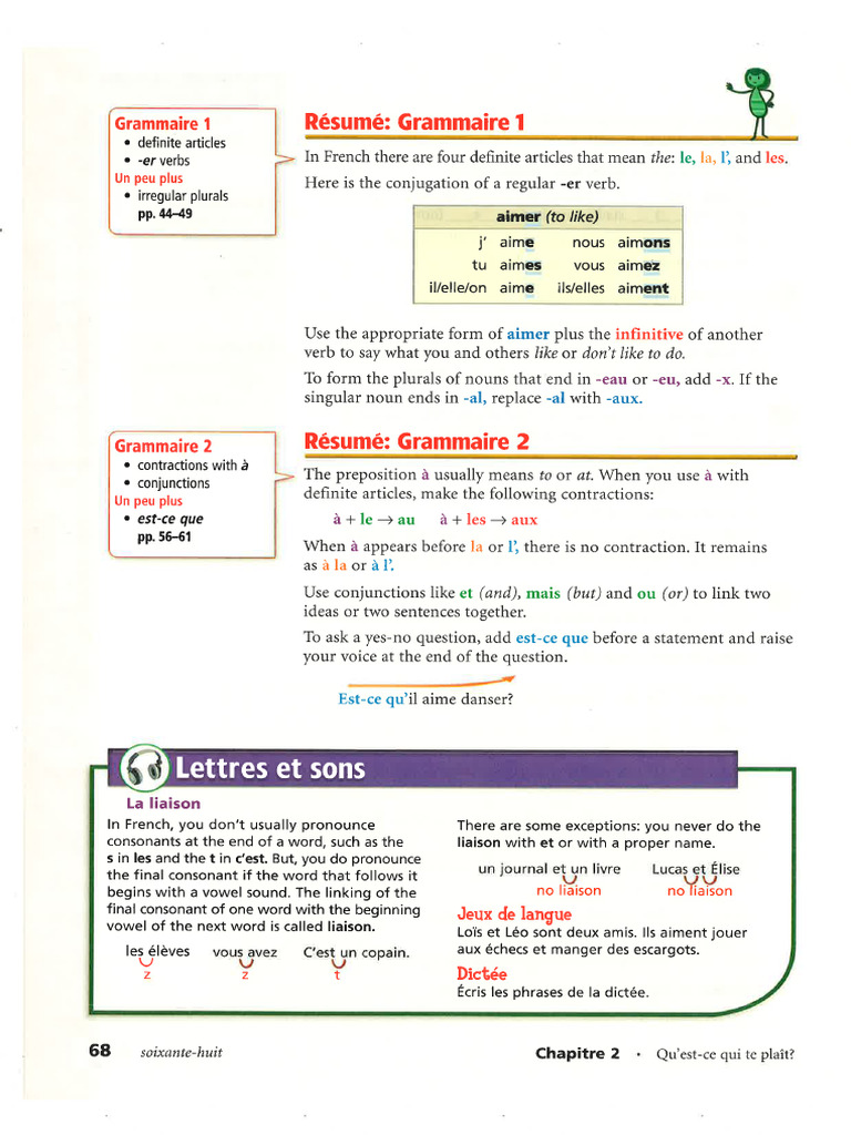 French 1A Pages 88 | PDF