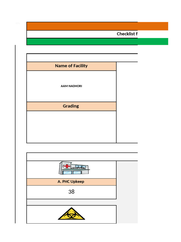 Kayakalp Toolkit - AAM NADHORI | PDF | Hygiene | Sanitation