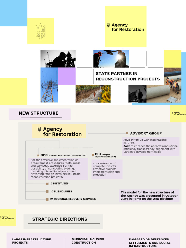 Ukraine Reconstruction Initiatives Overview | PDF | Infrastructure ...