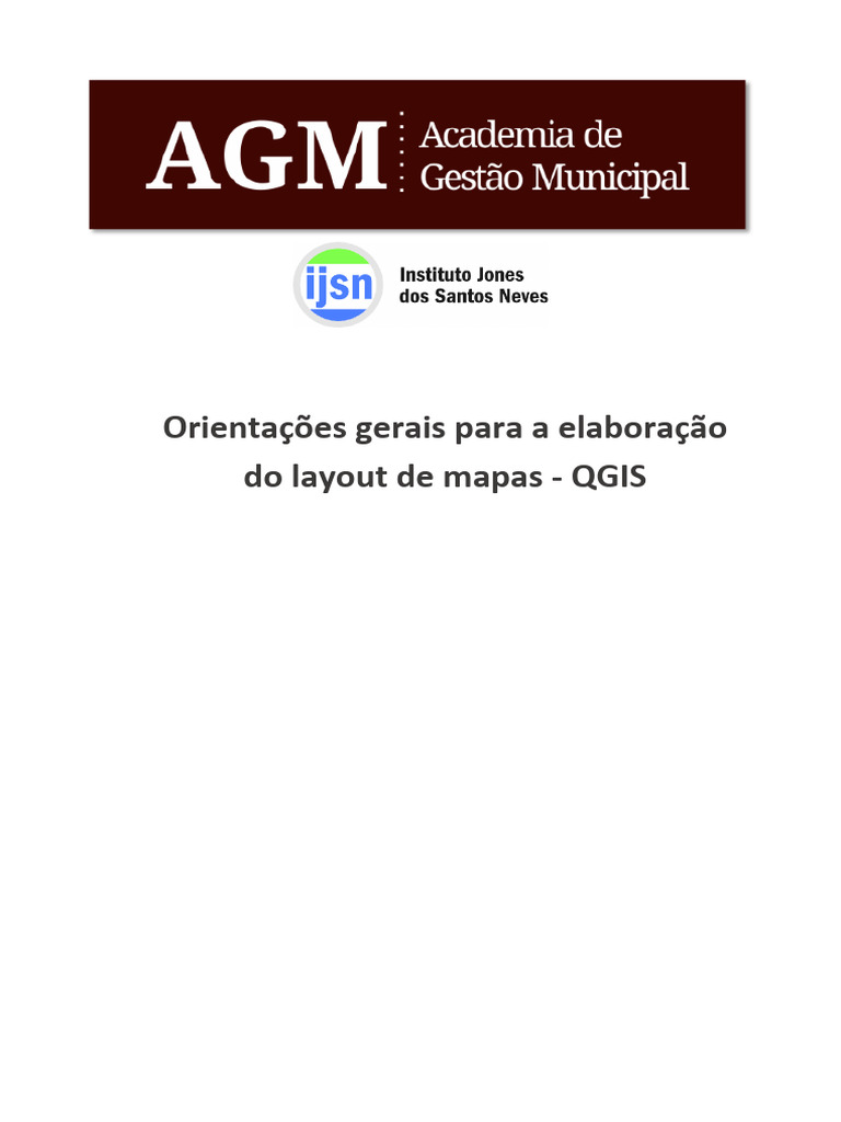 Layout de Mapas no QGIS: Guia Prático | PDF | Janela (informática) | Mapa