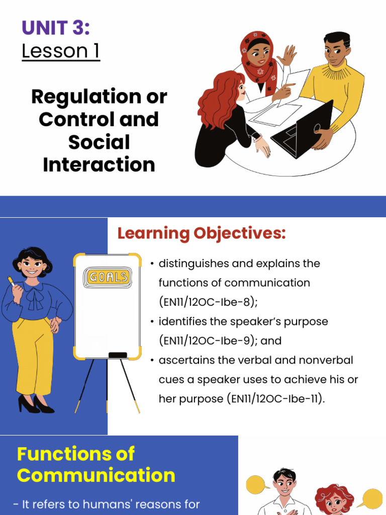Control vs. Social Interaction in Communication | PDF | Nonverbal ...