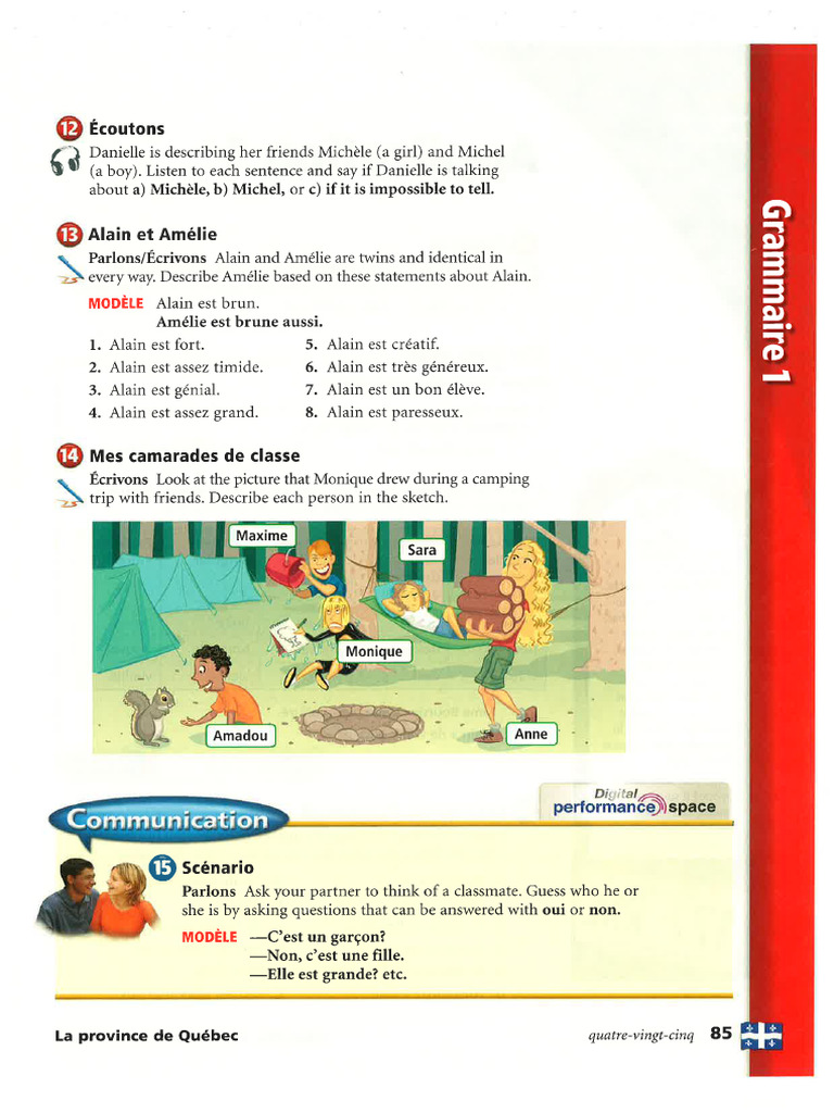 French 1A Pages 105 | PDF