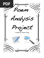 SMILE Poetry Analysis Worksheet | PDF | Poetry | Rhyme