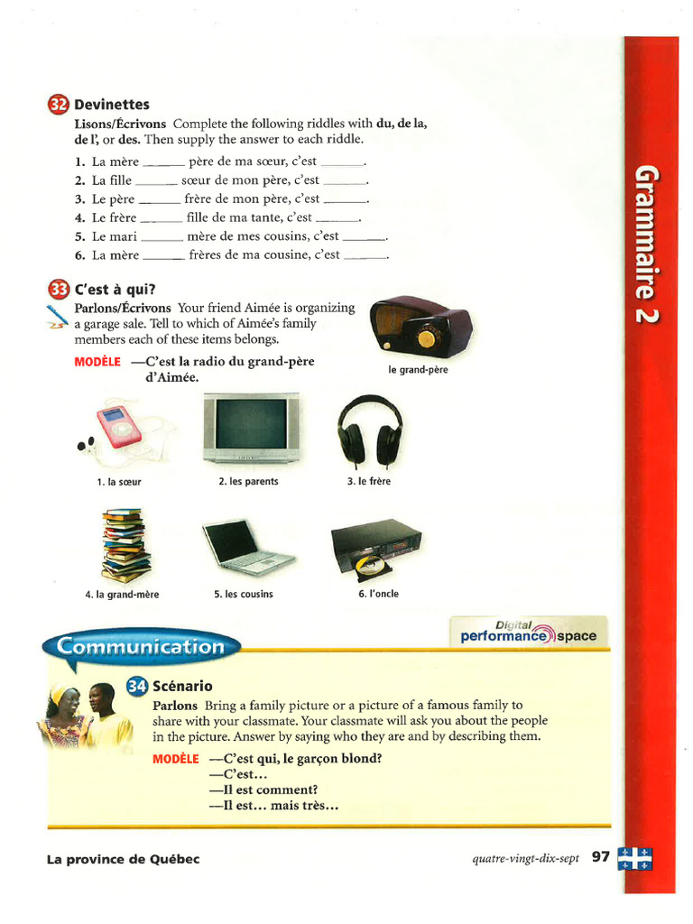 French 1A Pages 117 | PDF
