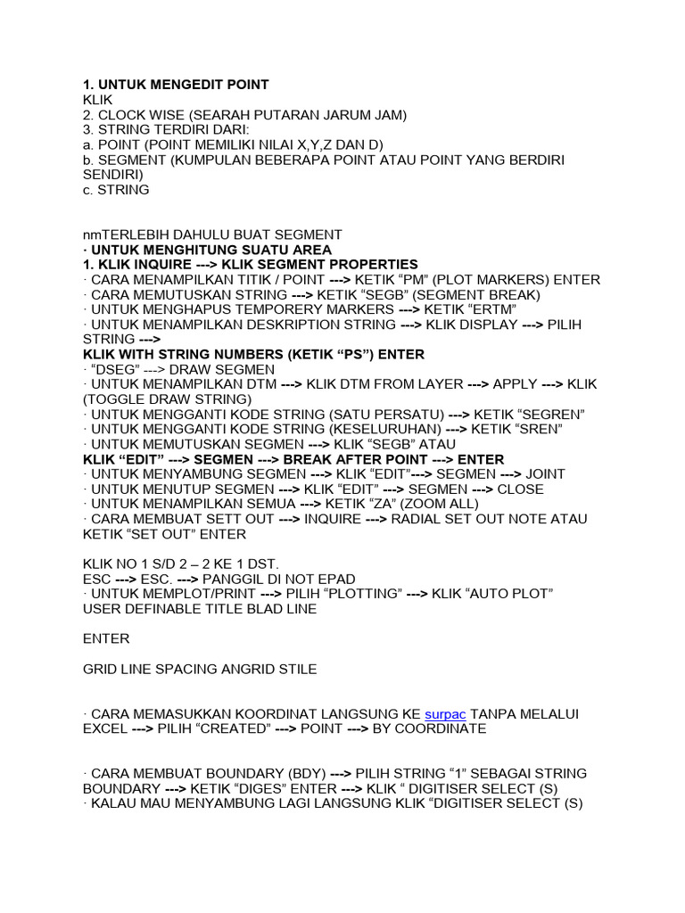 Pembuatan Segment, Section Dan Boundary | PDF