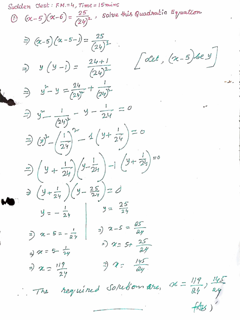 QE Sample Solutions | PDF