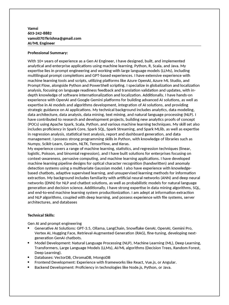 AI&ML Vamshi Updated 1 (1) | PDF | Machine Learning | Apache Spark