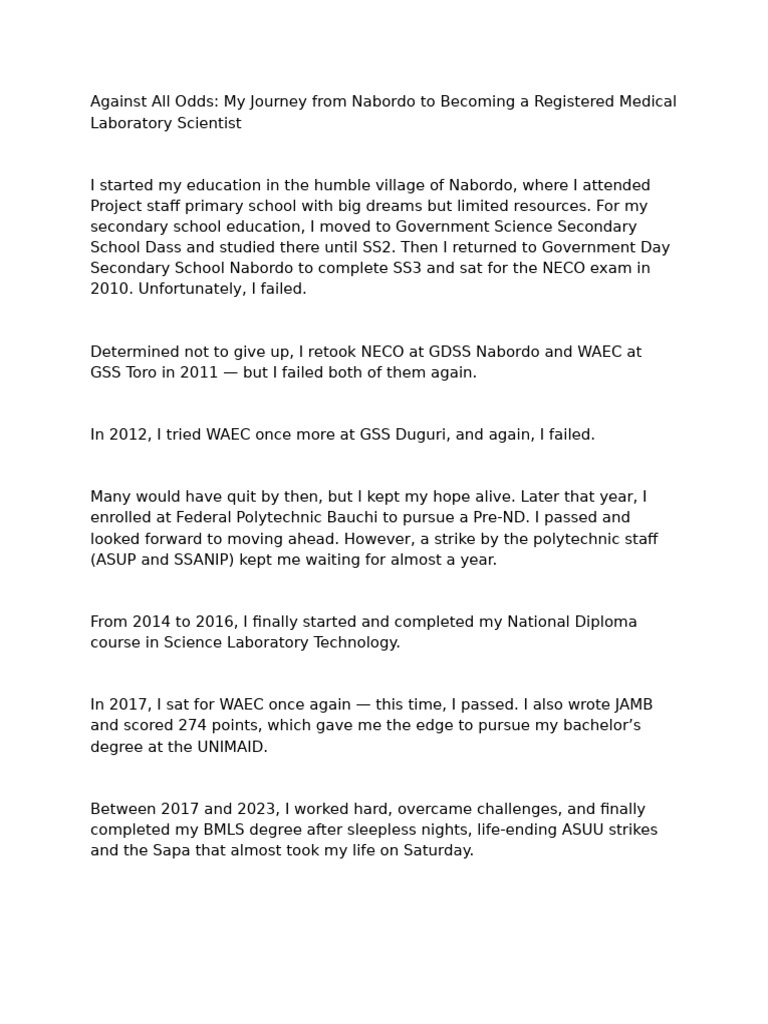 Against All Odds | PDF