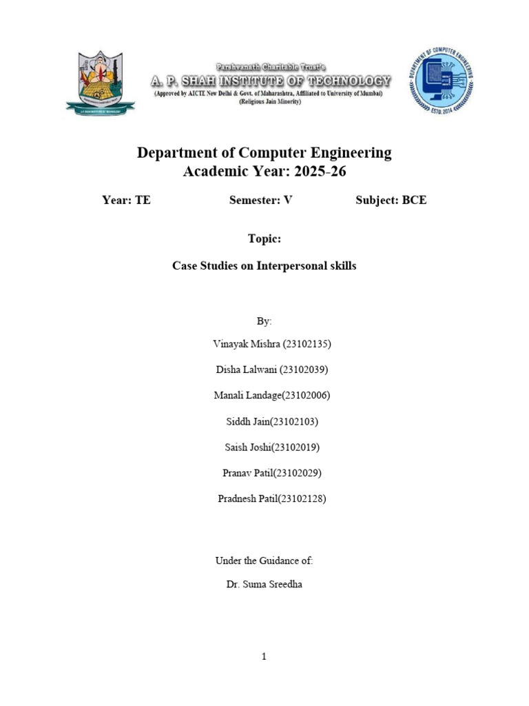CASE - STUDY - Internal - Problems | PDF | Leadership | Empathy