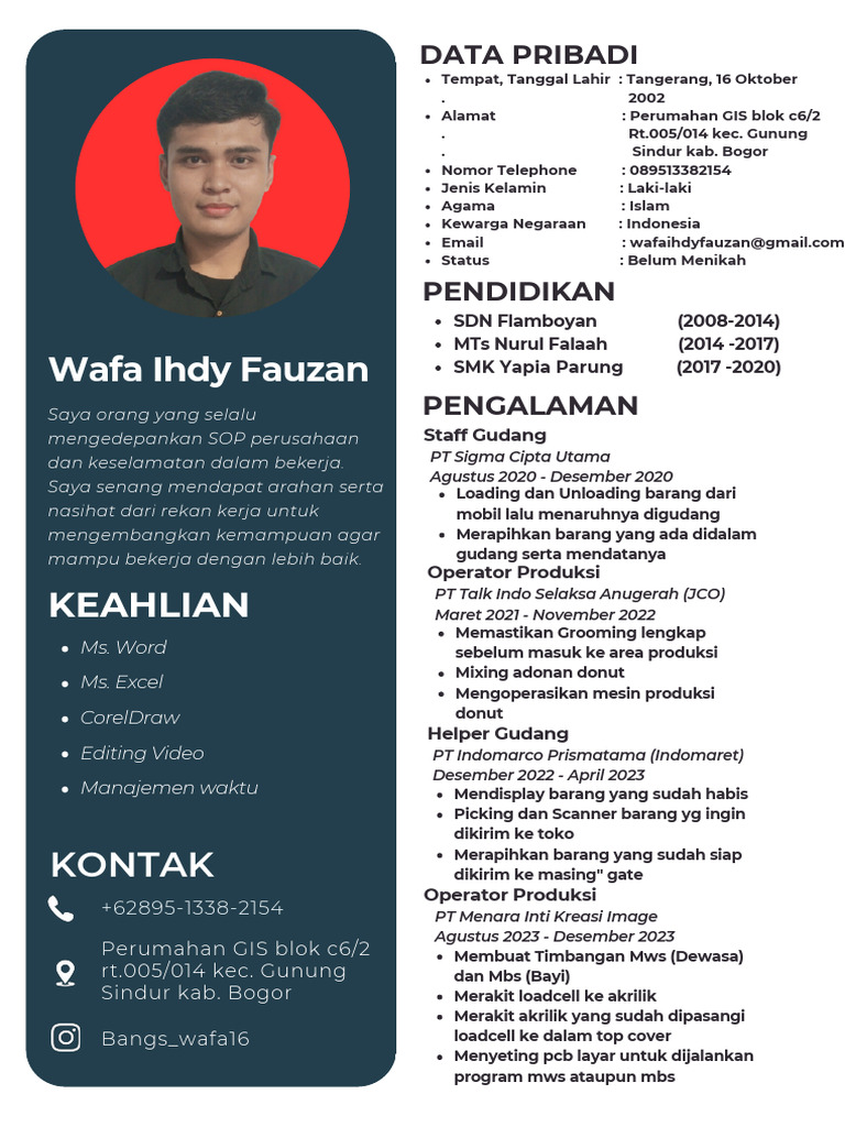 CV Wafa Baru | PDF