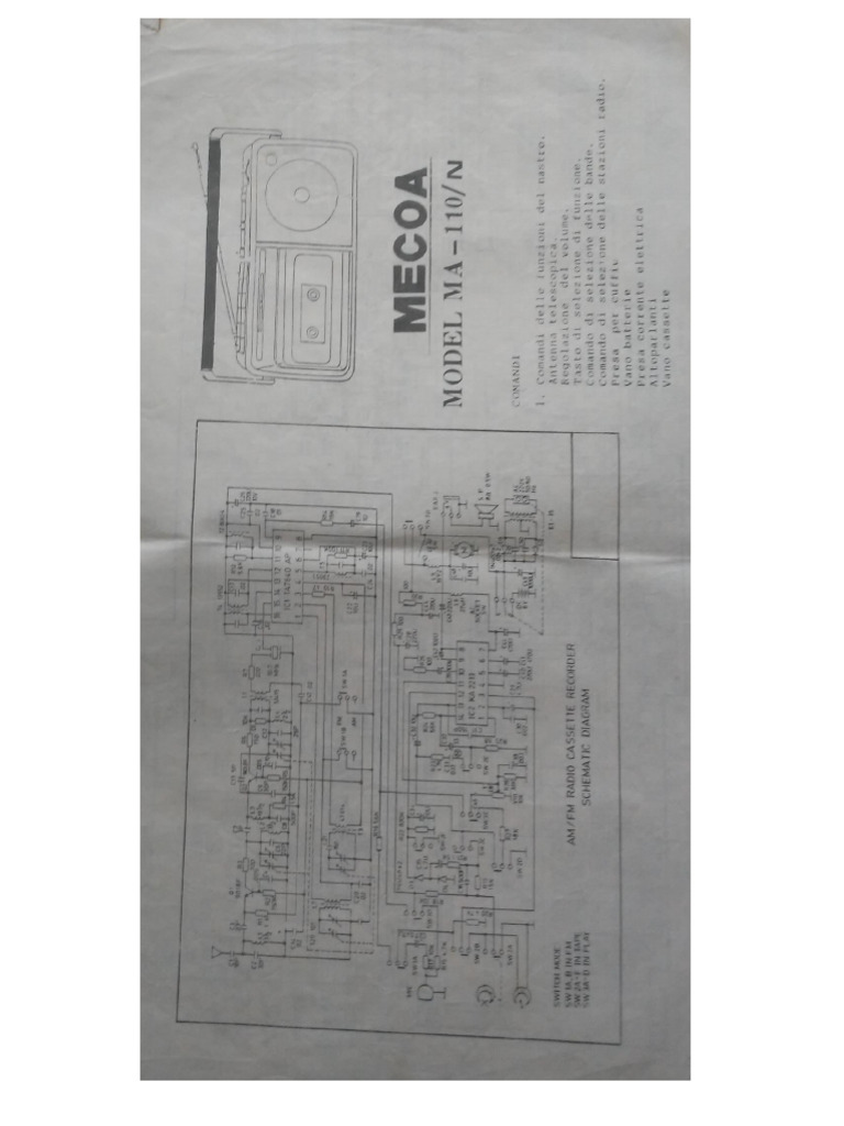 Mecoa MA 110 N | PDF