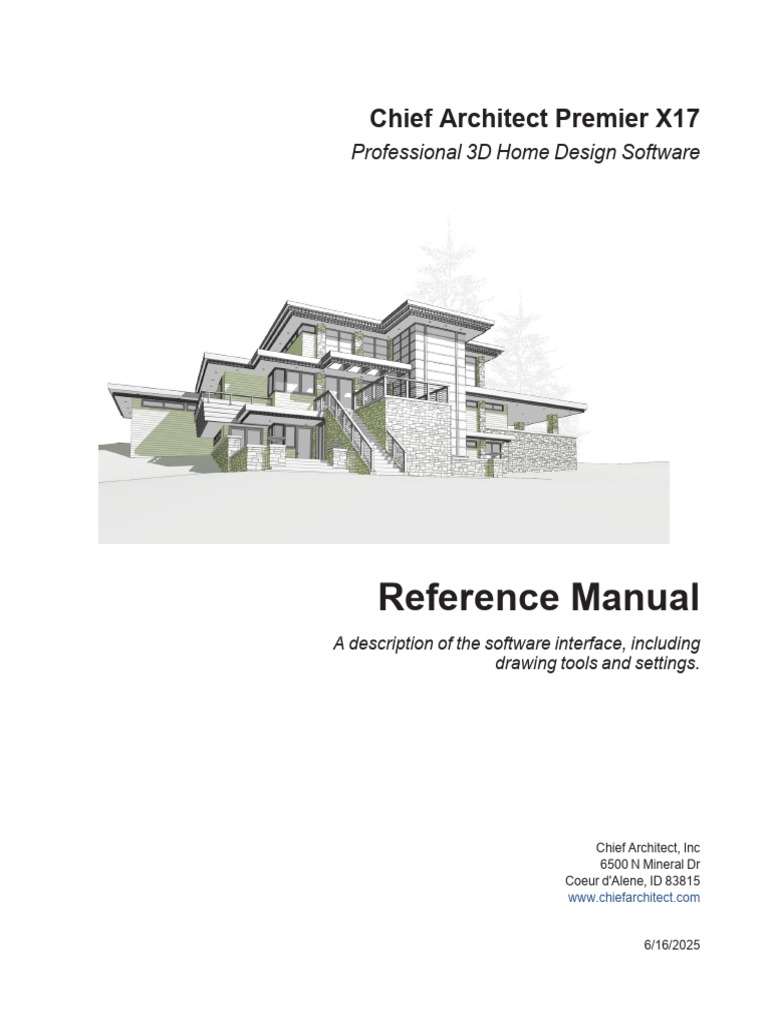 Chief Architect Premier X17 Manual | PDF | Cartesian Coordinate System ...