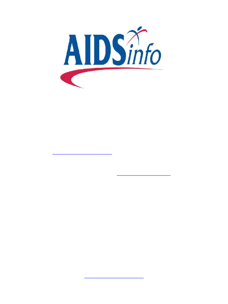 DHHS Guideline | PDF | Management Of Hiv/Aids | Hiv