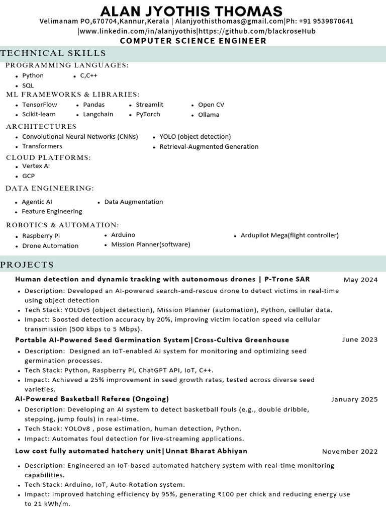 Alan Jyothis Thomas (SM) - 3 | PDF | Artificial Intelligence ...