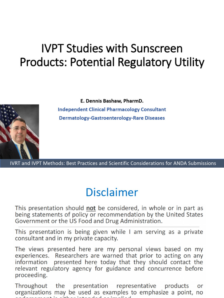 D1-4 Dennis Bashaw IVPT Studies With Sunscreen Products-2021-Finalrev ...
