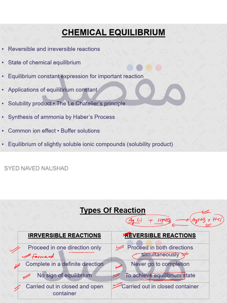 Chemical Equilibrium | PDF | Chemical Equilibrium | Buffer Solution