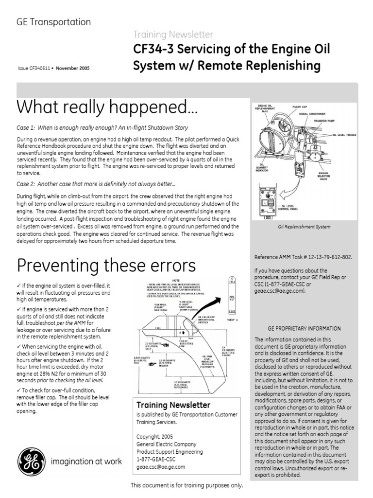 Engine Oil System Servicing Guide | PDF | Transport Accidents And ...