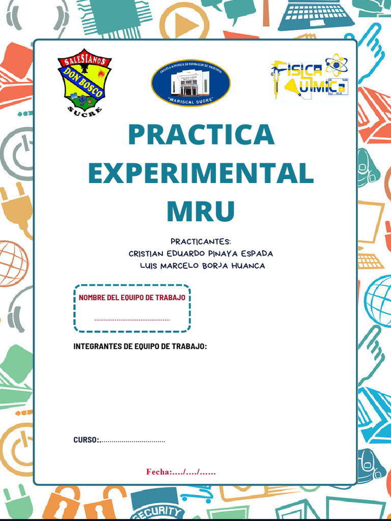 Práctica Experimental MRU PDF | PDF | Velocidad | Arduino