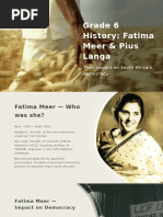 Fatima Ismail Meer | PDF