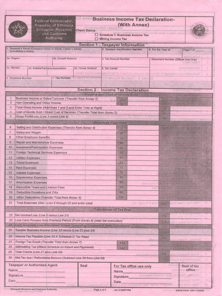 Tax Form New1 | PDF