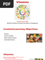 Vitamins Presentation | PDF