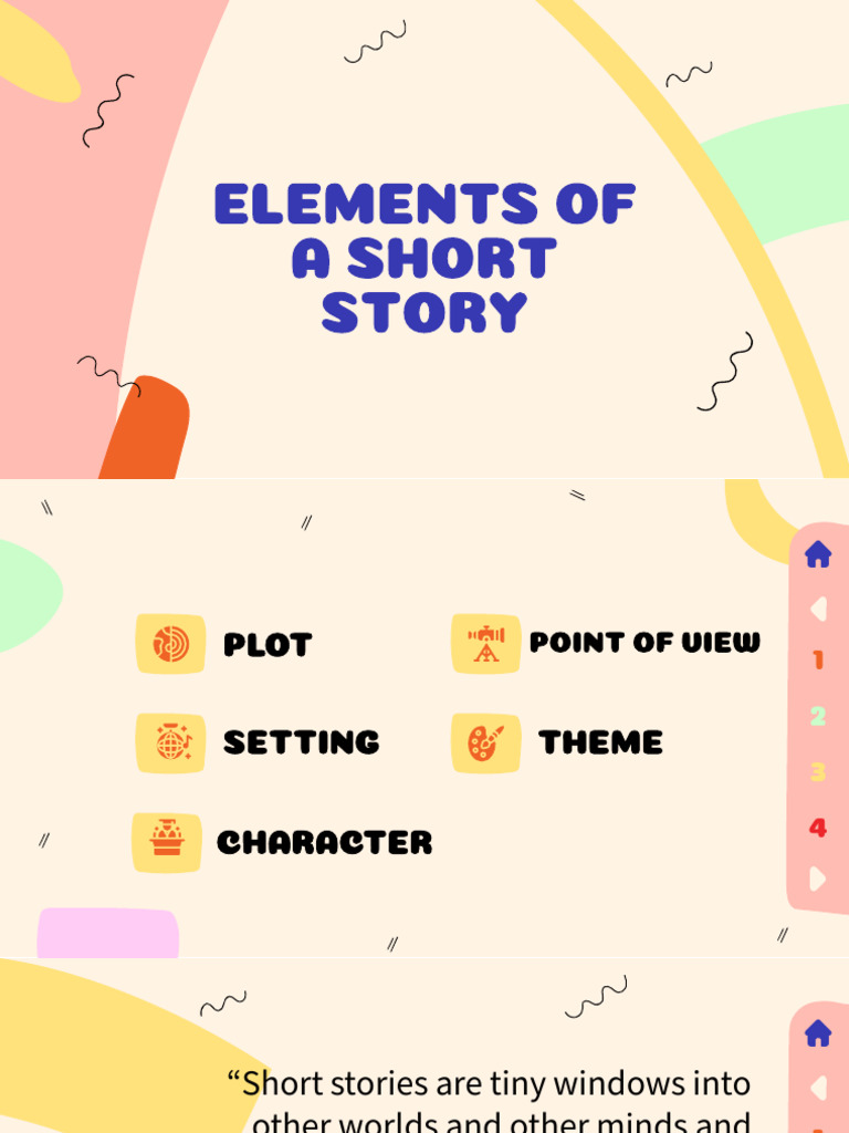 Elements of a Short Story Explained | PDF | Narration | Psychology