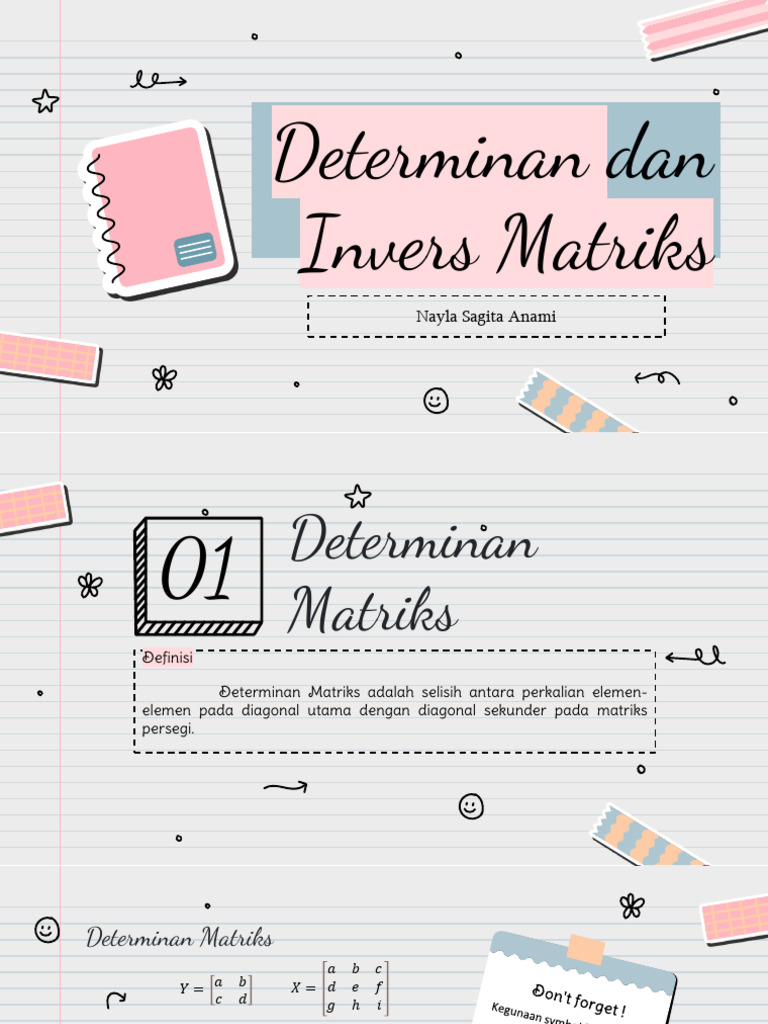 Determinan Dan Invers Matriks | PDF