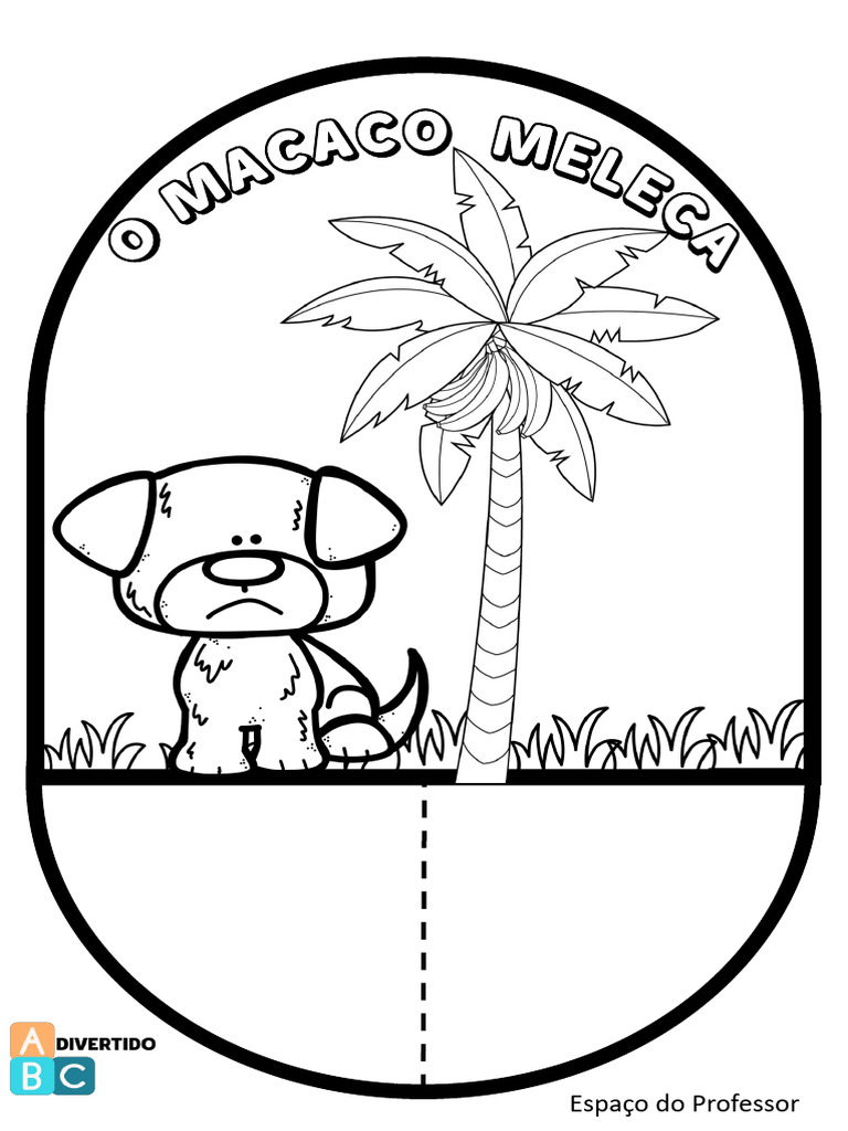 Cenario Da Historia o Macaco Meleca | PDF
